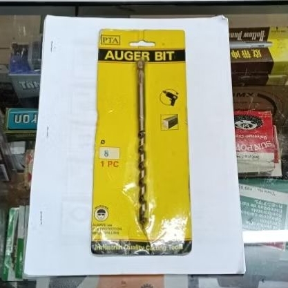 Jual Mata bor kayu / auger bit merek PTA ukuran 8 milimeter | Shopee ...