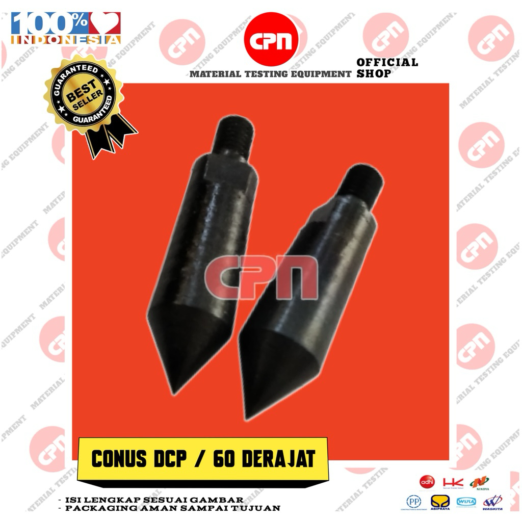 Jual Conus DCP / Conus Dynamic Cone Penetrometer 60 derajat | Shopee ...