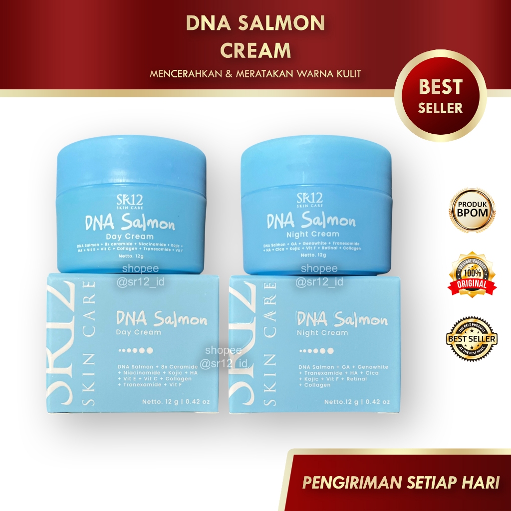 Jual SR12 - DNA Salmon Cream (Day and Night) | Shopee Indonesia