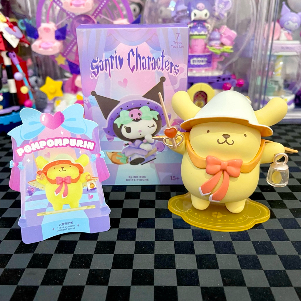 Jual (POMPOMPURIN) Miniso x Sanrio Magic Story Blind Box Figure Kuromi ...
