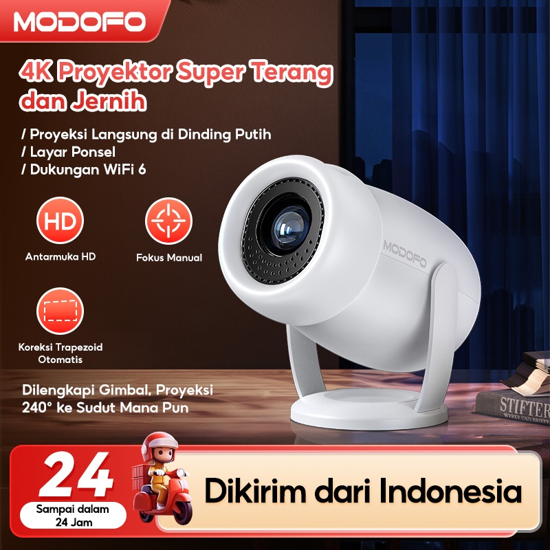 Jual MODOFO Smart Proyektor Mini Android Portable HD LCD TV proyektor ...