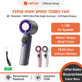 Jual Jamay Kipas Mini Tangan 12W Cooling Fan Yang Tahan Lama 100 Gigi ...