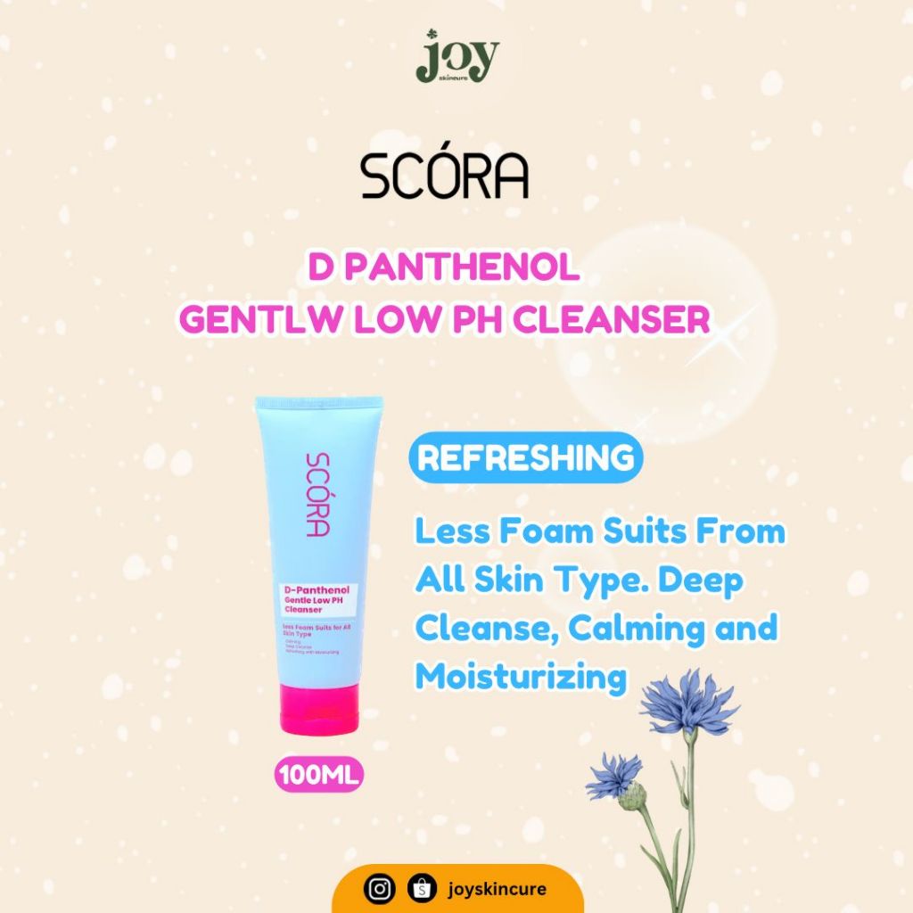 Jual SCORA D-PANTHENOL GENTLE LOW PH CLEANSER 100m | Shopee Indonesia