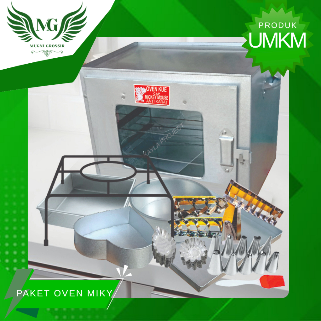 Jual PAKET KOMPLIT Oven Tangkring Kompor Open Kue 3 Susun Anti Karat ...