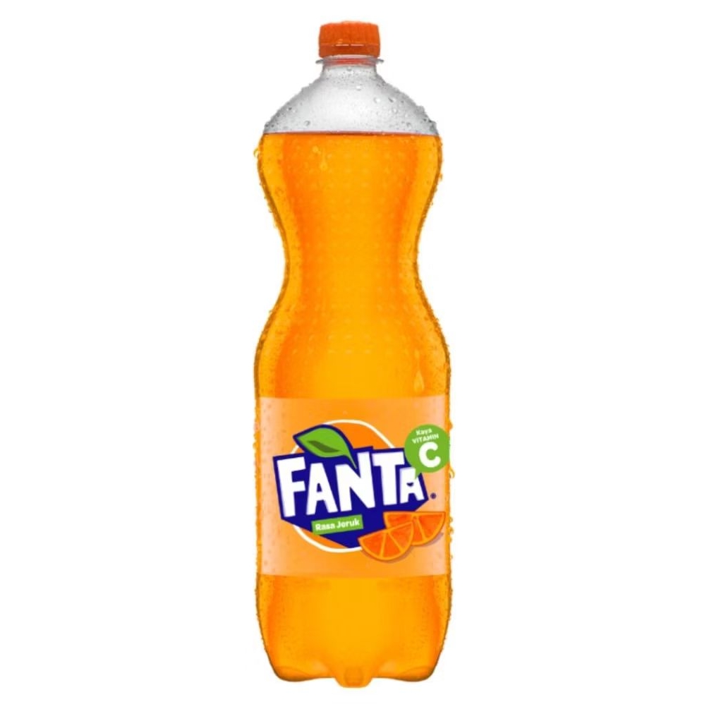 Jual Fanta Orange Minuman Soda RasaJeruk Botol 1 Liter | Shopee Indonesia