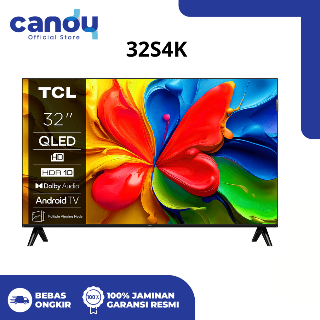 Jual TCL TV QLED 32 INCH HD HDR 10 DOLBY AUDIO FRAME METALIC GOOGLE TV ...