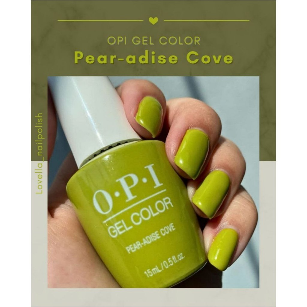 Jual OPI Gel Color Pear-adise Cove - Malibu Collection ( OPI ORIGINAL ...
