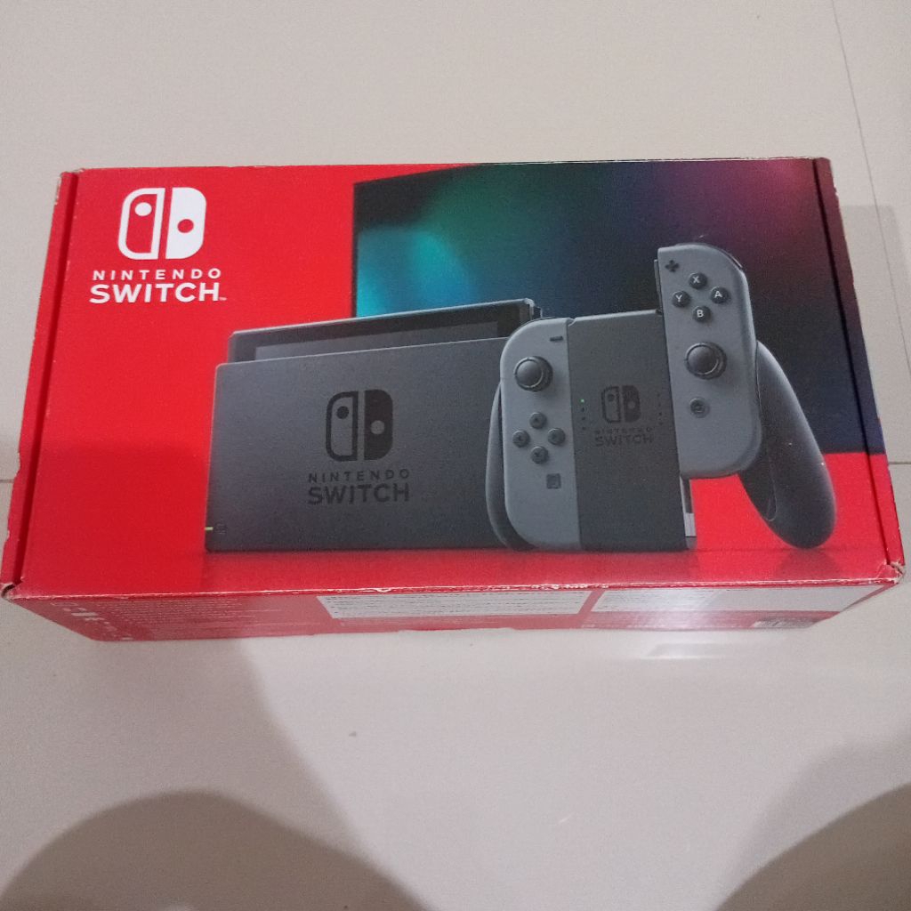 Jual Nintendo Switch V2 Grey Fullset | Shopee Indonesia