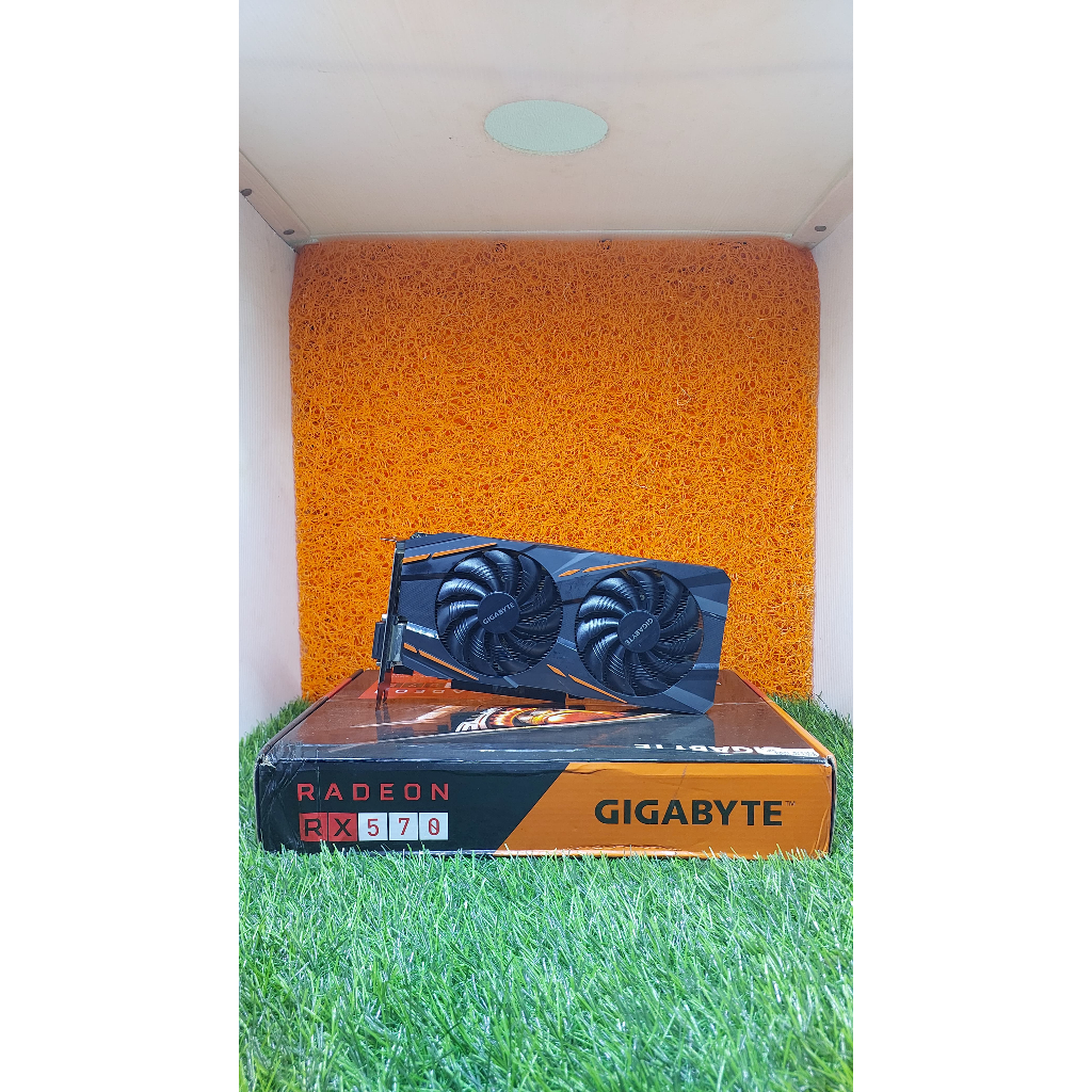 Jual VGA GIGABYTE RADEON RX 570 4GB DDR5 DUAL FAN - SEKEN | Shopee ...