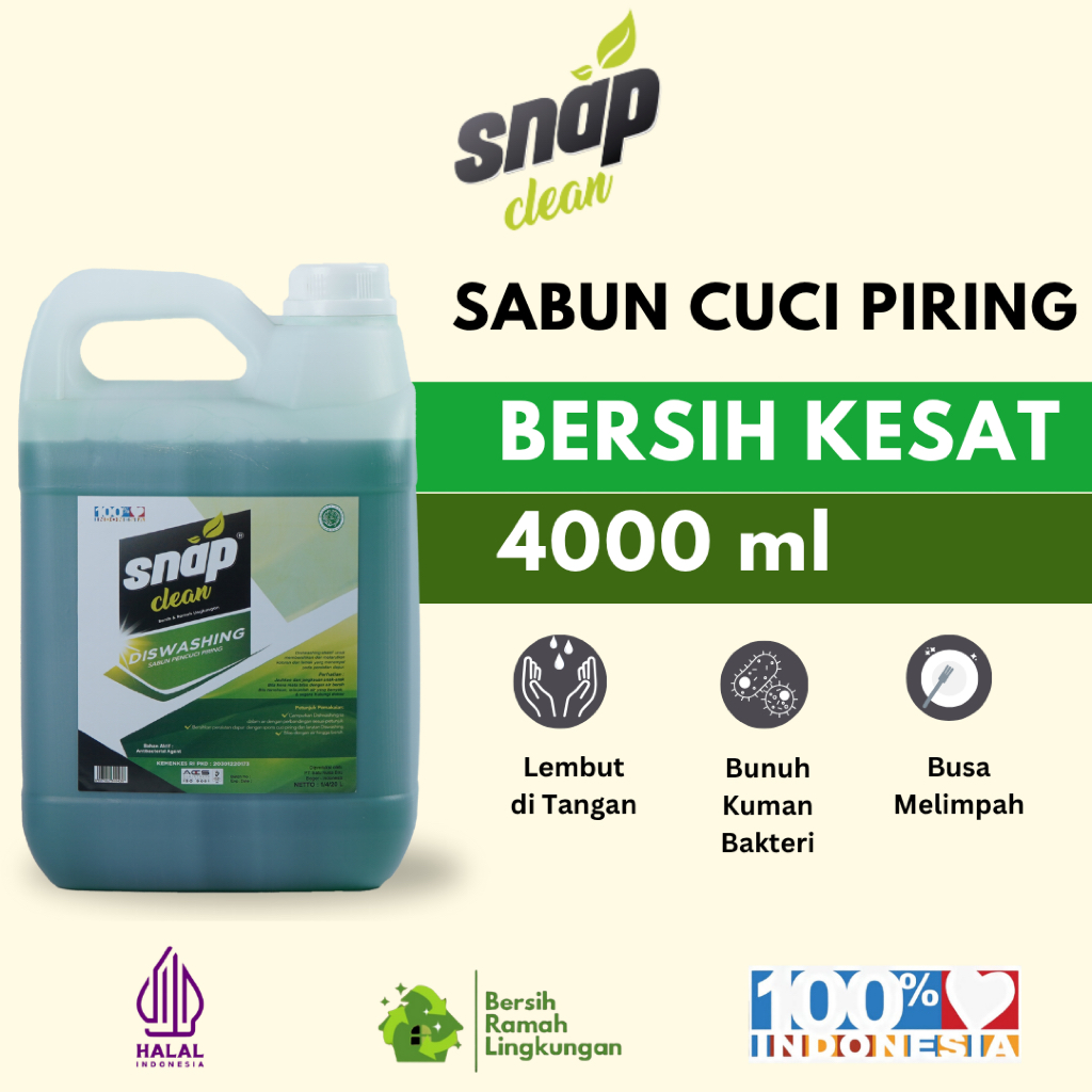 Jual Snap Clean Sabun Cuci Piring Sabun Cuci Dishwashing Liquid Kental ...