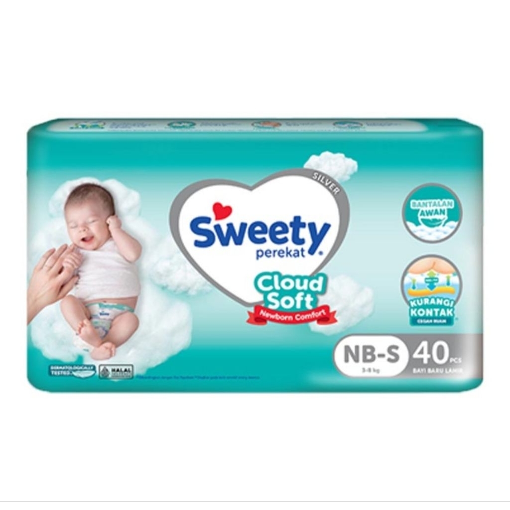 Jual Sweety Silver Pants Popok Celana NB-40 pcs | Shopee Indonesia