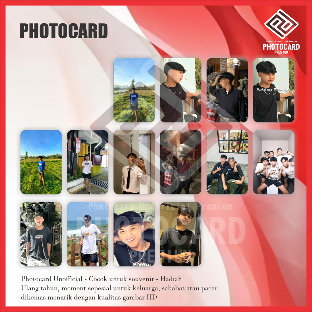 Jual Kaloona.Shop Jual Photocard Mas Rasel Y2K Crew Isi 50 Pcs Bonus ...