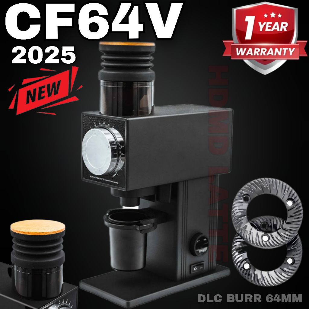 Jual CF64V Single Dose Grinder 2025 Burr DLC 64mm 800-1800RPM ...