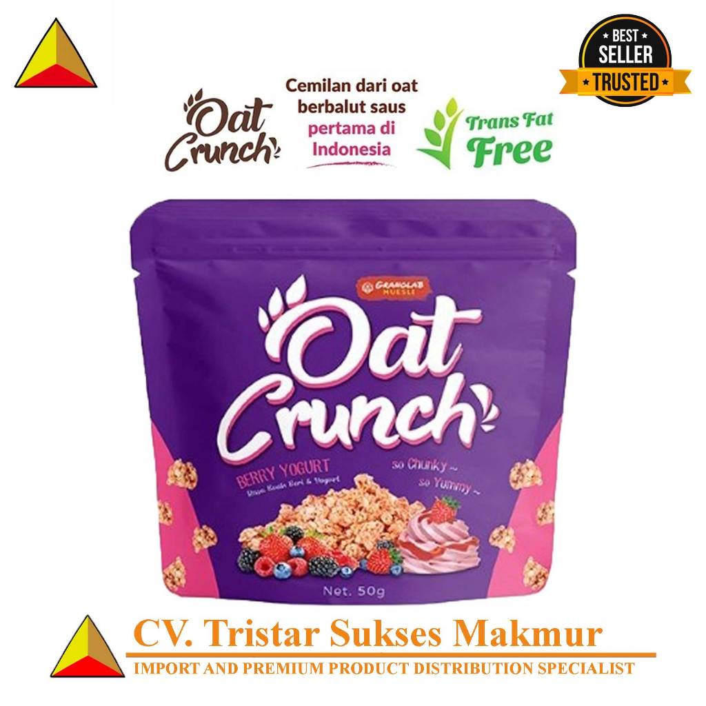 Jual OAT CRUNCH BERRY YOGHURT 50GR | Shopee Indonesia