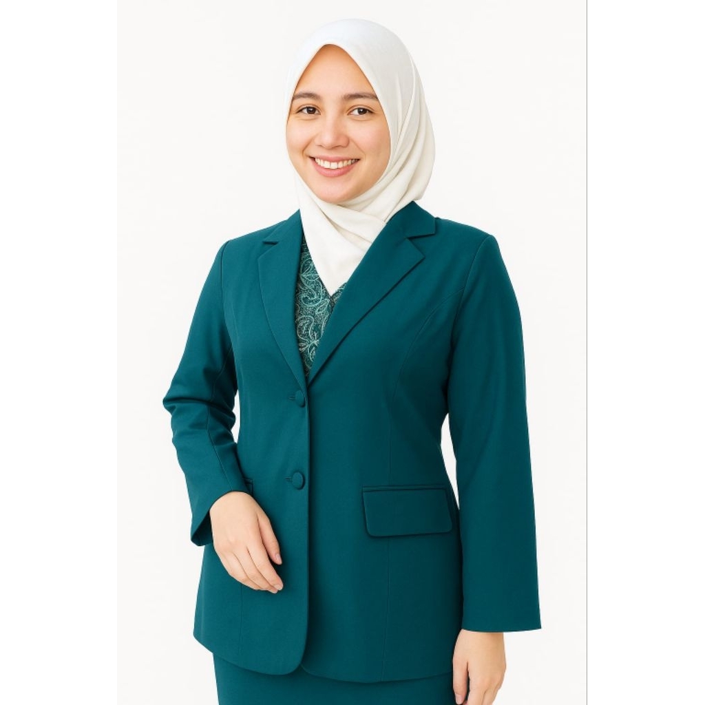 Jual Baju Seragam PKK Nasional Terbaru Hijau Toska Size S-5L Set Rok ...