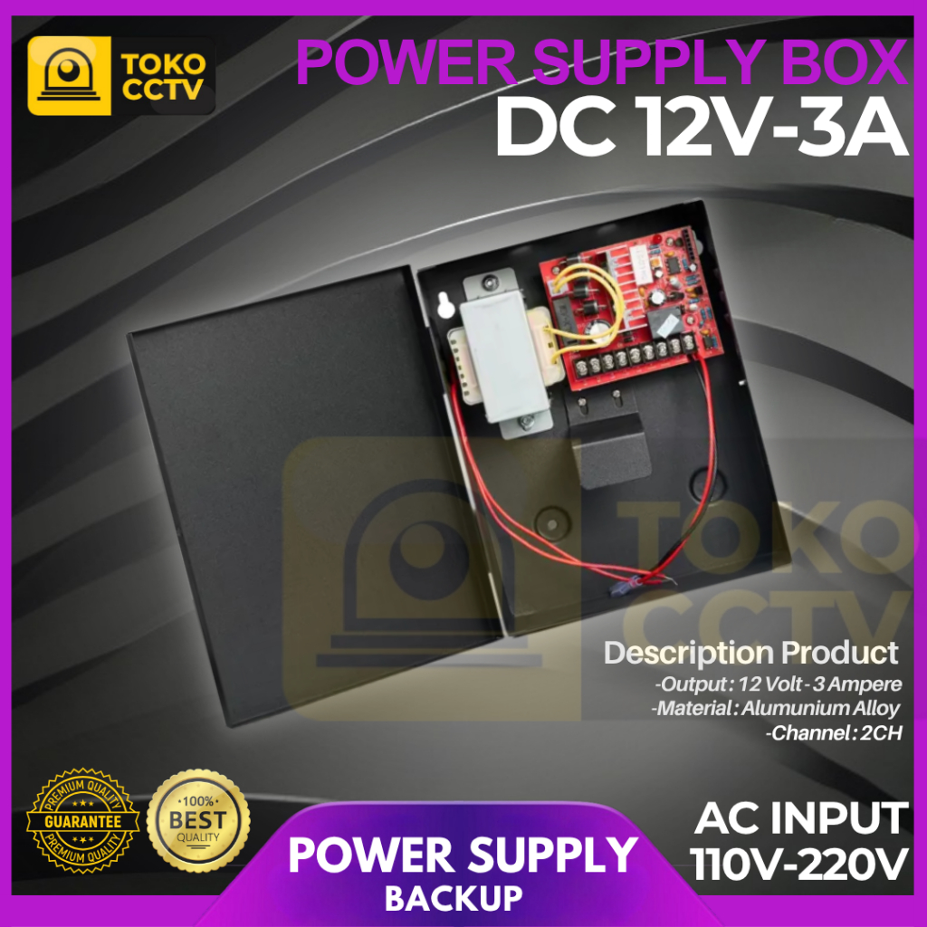 Jual Power Supply UPS Access Control Backup 12v 3a, 5a, 10a, 20a Back ...