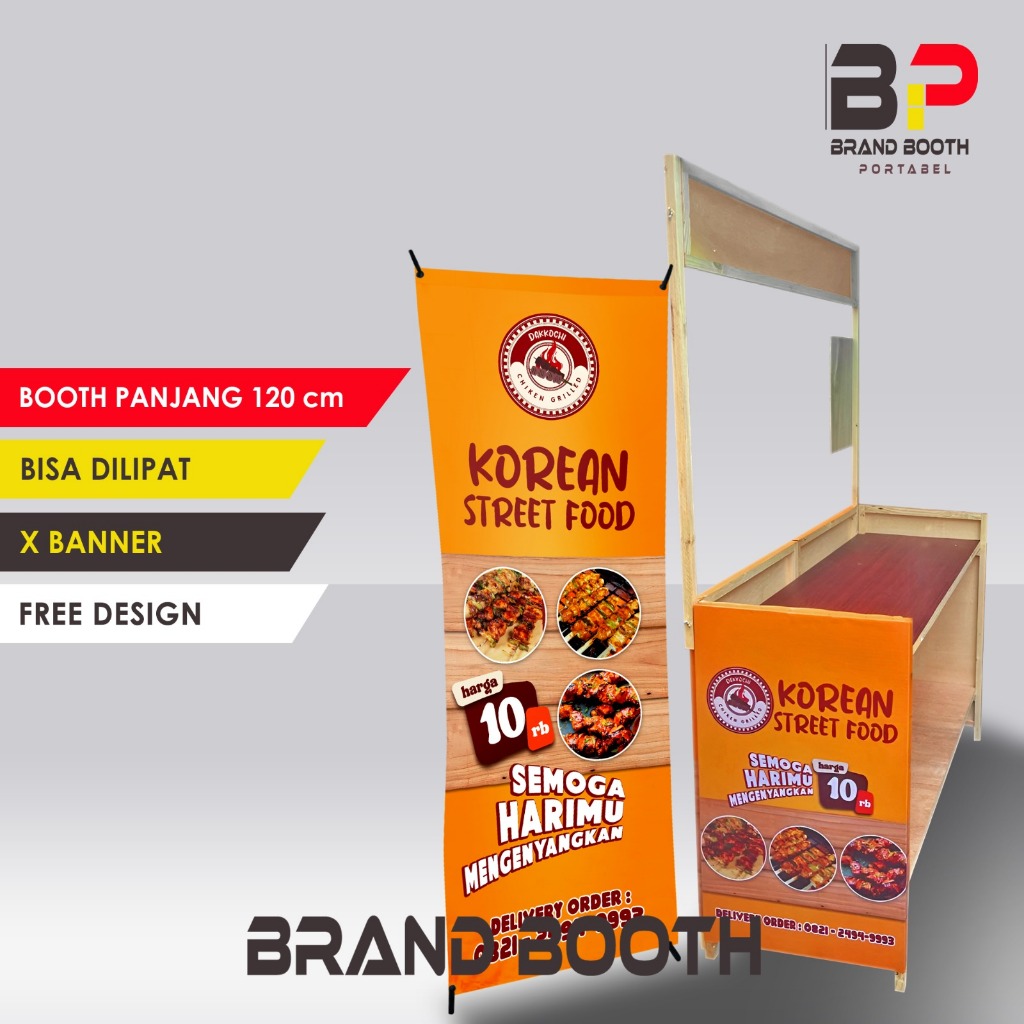 Jual Booth Lipat 120 x 50 x 185 CM/booth portable/booth Portable jualan ...