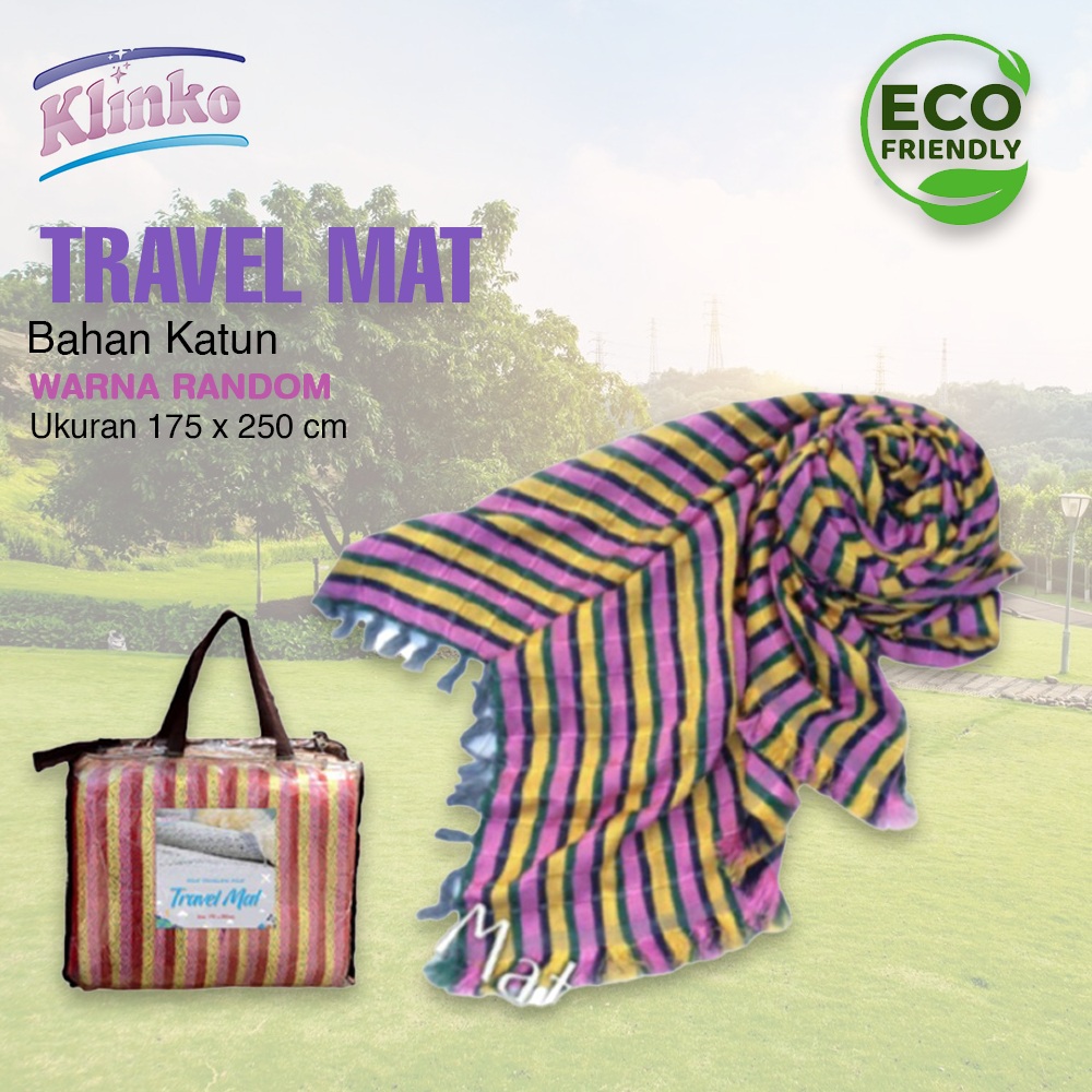 Jual Tokiko Travel Matt Kain Tikar Lipat Piknik Karpet Tenun Tamasya ...
