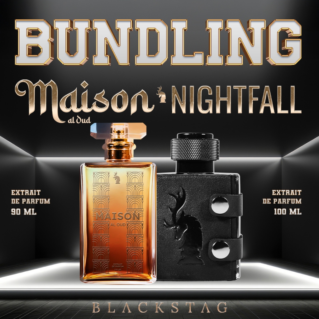 Jual BUNDLING Nightfall + Maison Al Oud Blackstag Parfum Extrait De ...
