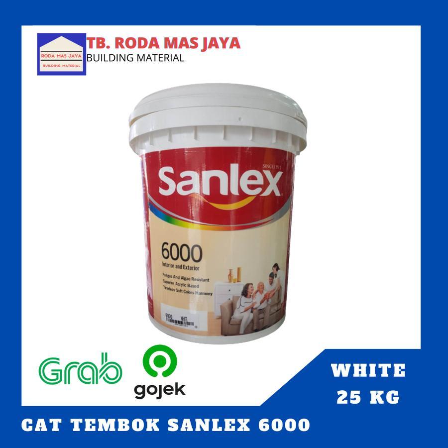 Jual Cat Tembok / Wall Paint Merk Sanlex 6000 / Sanlex Putih @ 25 kg ...