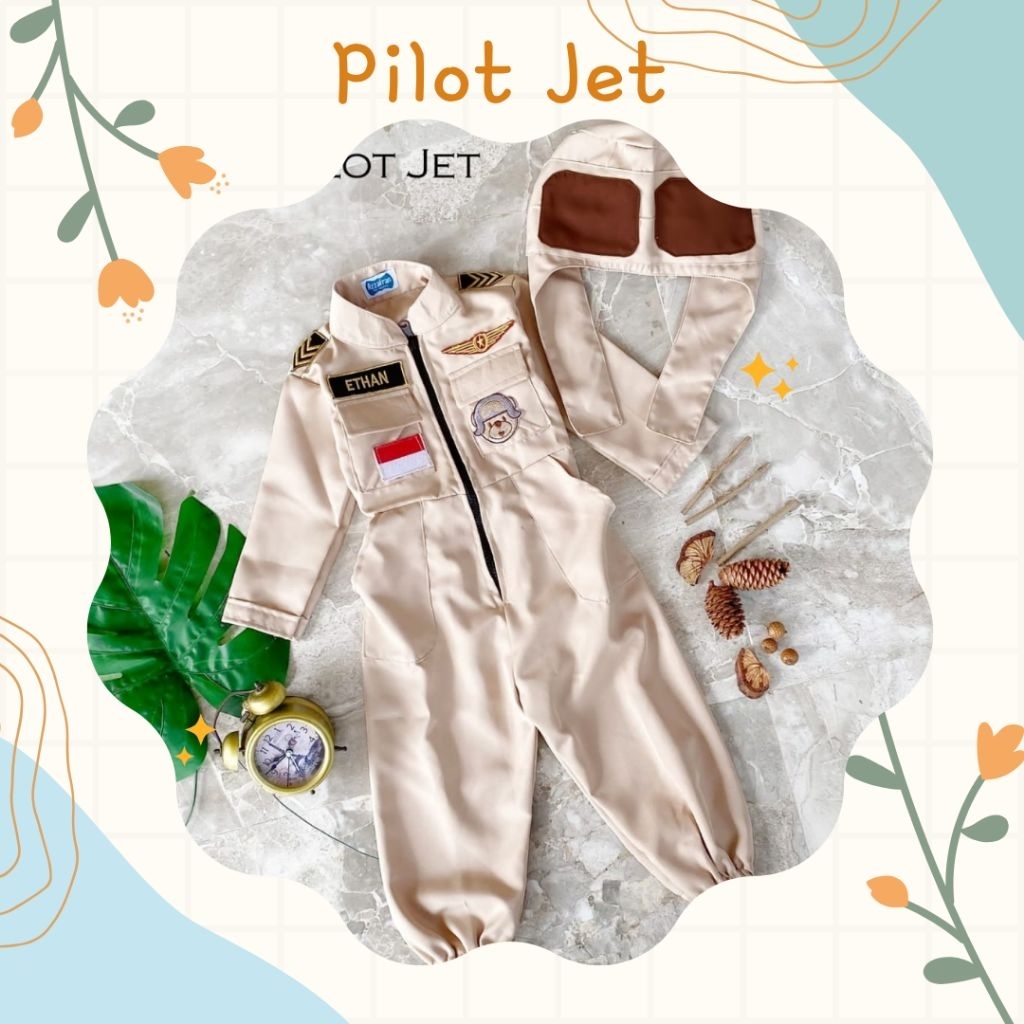 Jual KOSTUM PILOT JET/KOSTUM PILOT TEMPUR/KOSTUM KEKINIAN/KOSTUM ULTAH ...