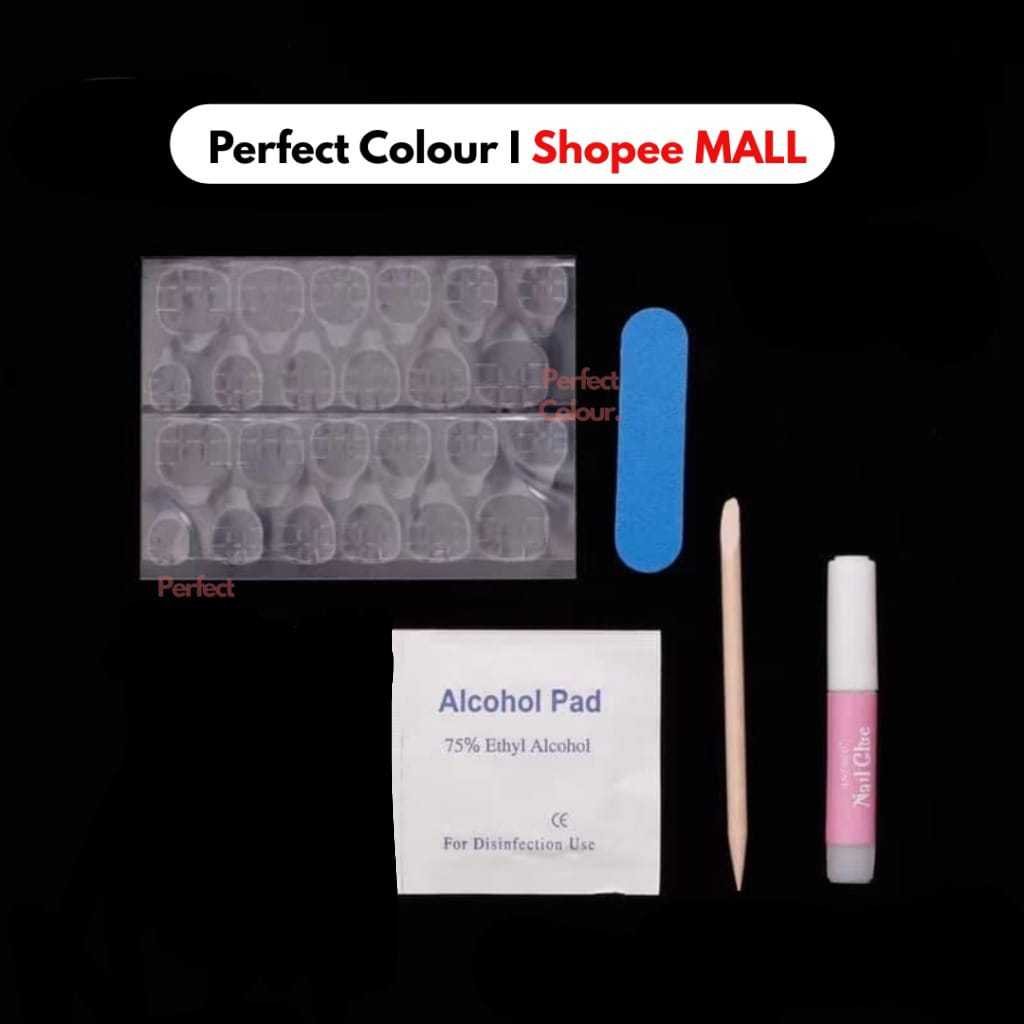 Jual 1 Set Sticker Lem Jelly Kit Press On Nails | Shopee Indonesia