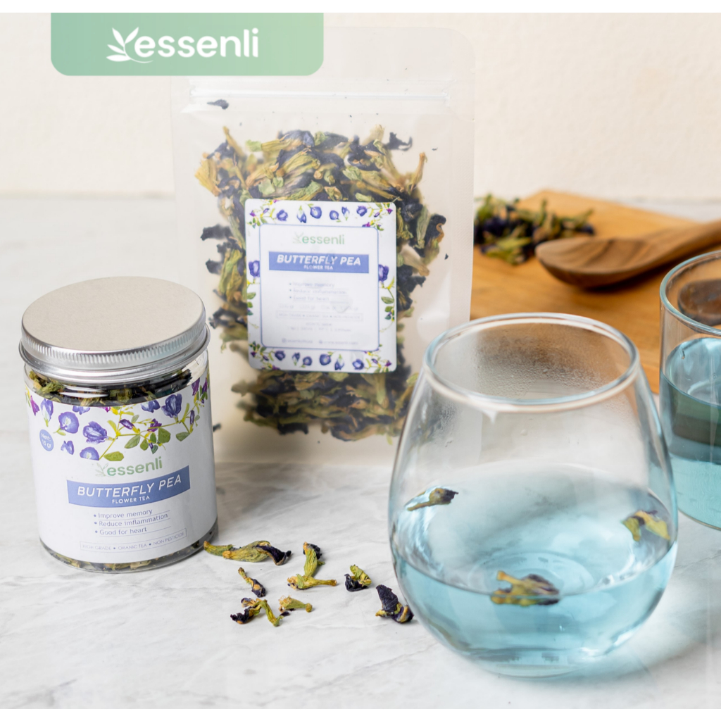 Jual ESSENLI Teh Bunga Telang Butterfly Pea | Shopee Indonesia