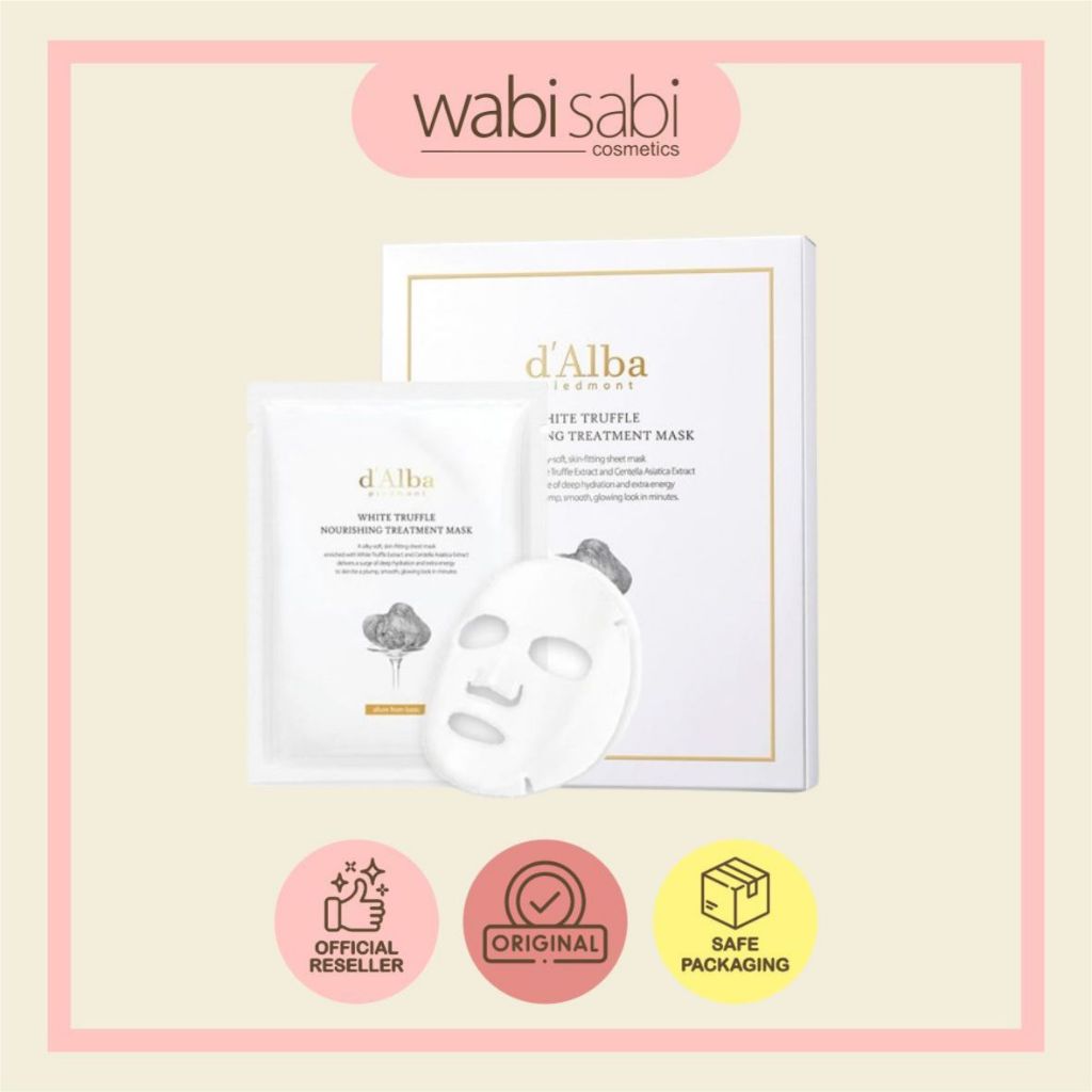 Jual D'ALBA - White Truffle Nourishing Treatment Mask 5 x 25ml | Shopee ...