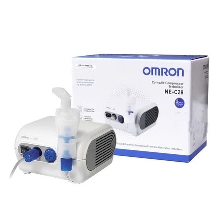 Jual OMRON - Nebulizer Compressor NE C28 | Alat Terapi Uap Pernafasan Batuk Pilek Bayi Anak ...