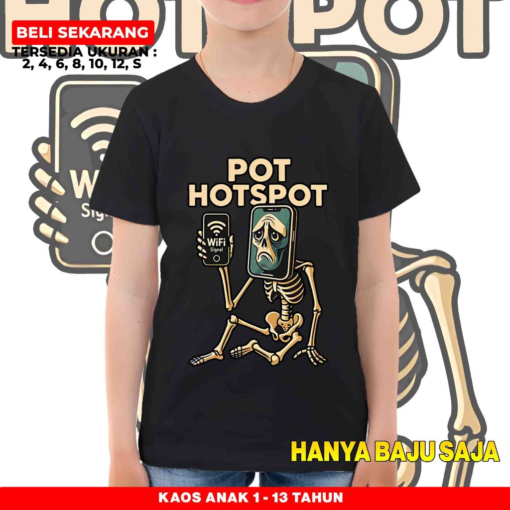 Jual BAJU ANAK ANOMALI BRAINROT POT HOTSPOT - TSHIRT DISTRO PREMIUM ...