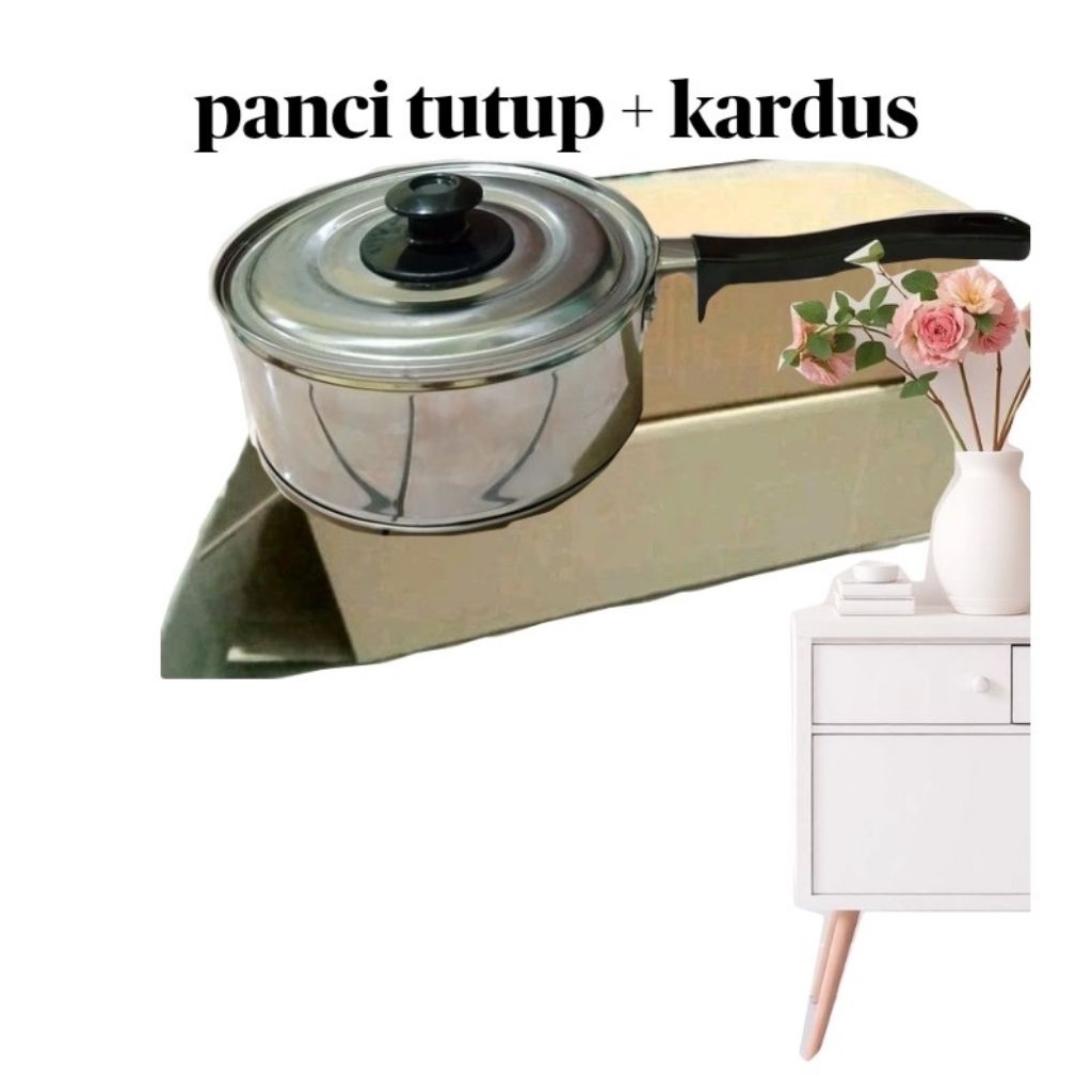 Jual panci mie tutup stainlist diameter 16 + kardus satuan | Shopee ...