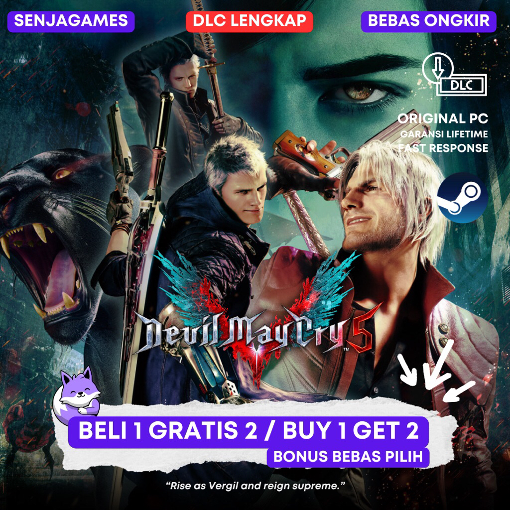 Jual Devil May Cry 5 - 24/7 OTP BOT PC ORIGINAL GAME | Shopee Indonesia