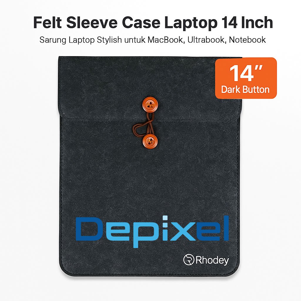Jual Felt Sleeve Case Laptop 14 Inch – Sarung Laptop Stylish untuk ...