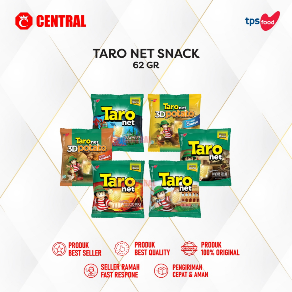 Jual TARO NET SNACK 62GR / SNACK TARO | Shopee Indonesia