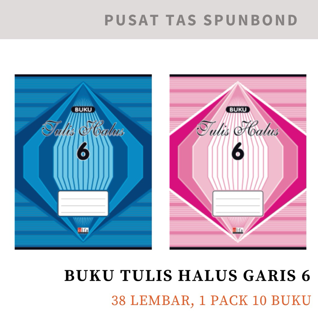 Jual BUKU TULIS HALUS GARIS 6 - 38 lembar | Shopee Indonesia