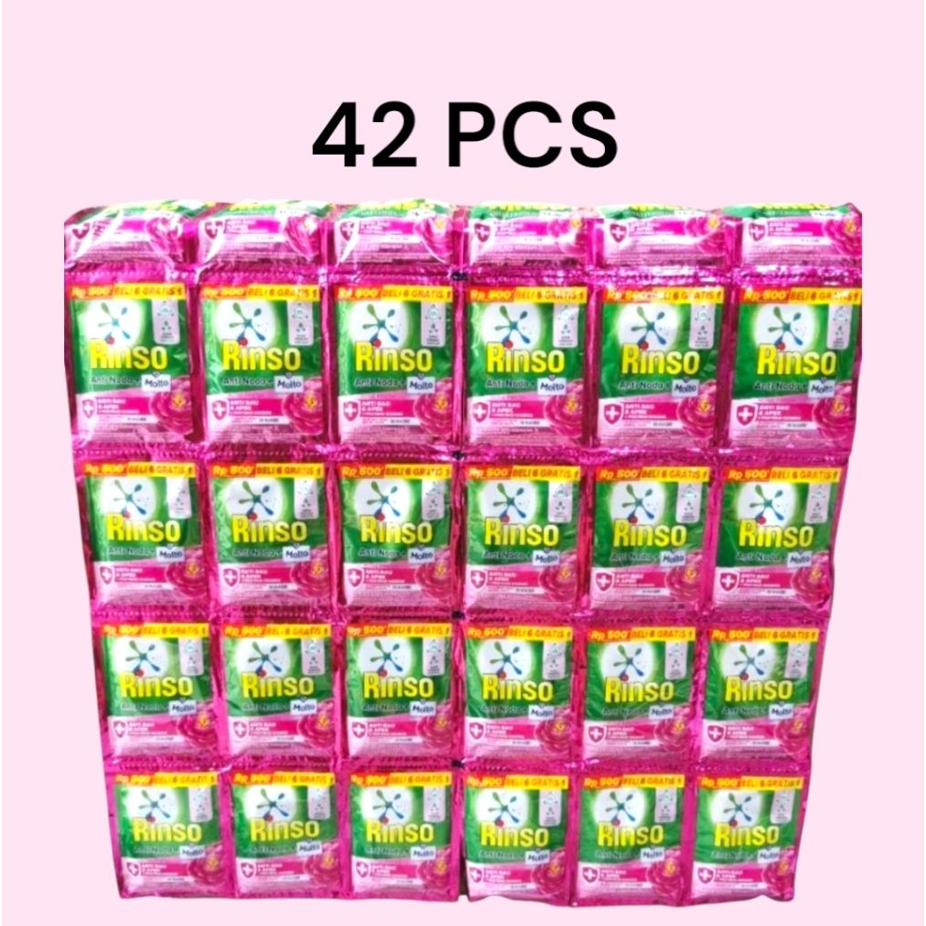 Jual 42 PCS RINSO SASET / RINSO CAIR / RINSO MOLTO CAIR | Shopee Indonesia