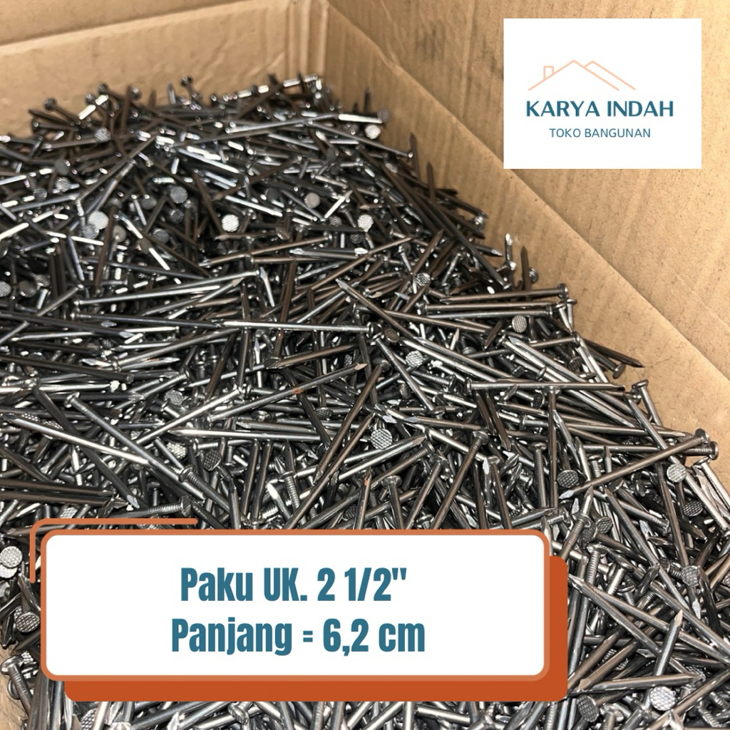 Jual Paku kayu / Paku Seri MURAH ukuran 2 1/2" | Shopee Indonesia