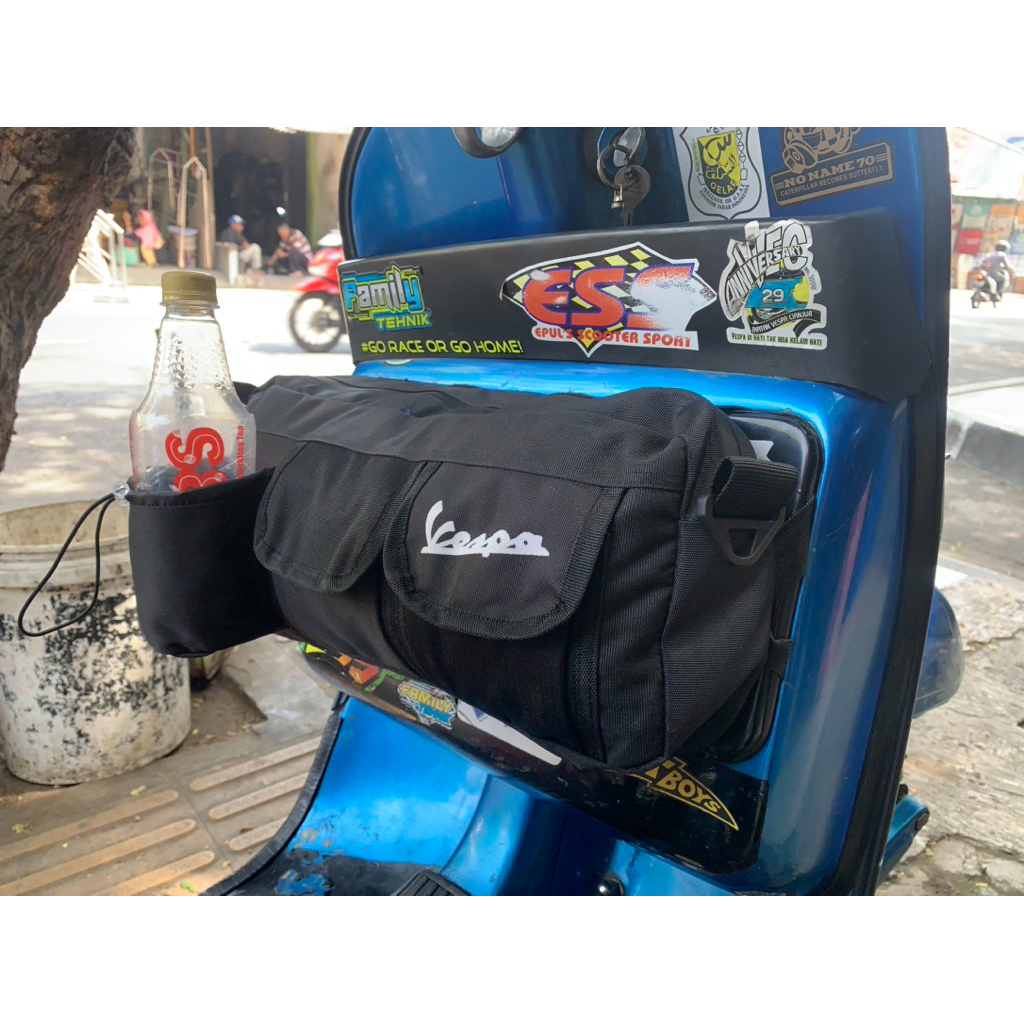 Jual Tas Bag Botol Bagasi Laci Bok box dpan Depan Vespa px Ps Excel ...
