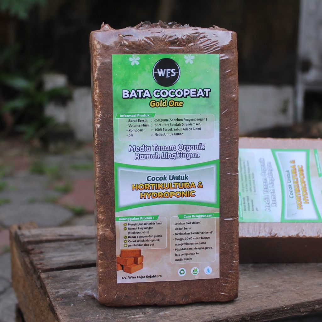 Jual BATA COCOPEAT BLOCK MEDIA TANAM ORGANIK PREMIUM Sabut Kelapa Serat ...