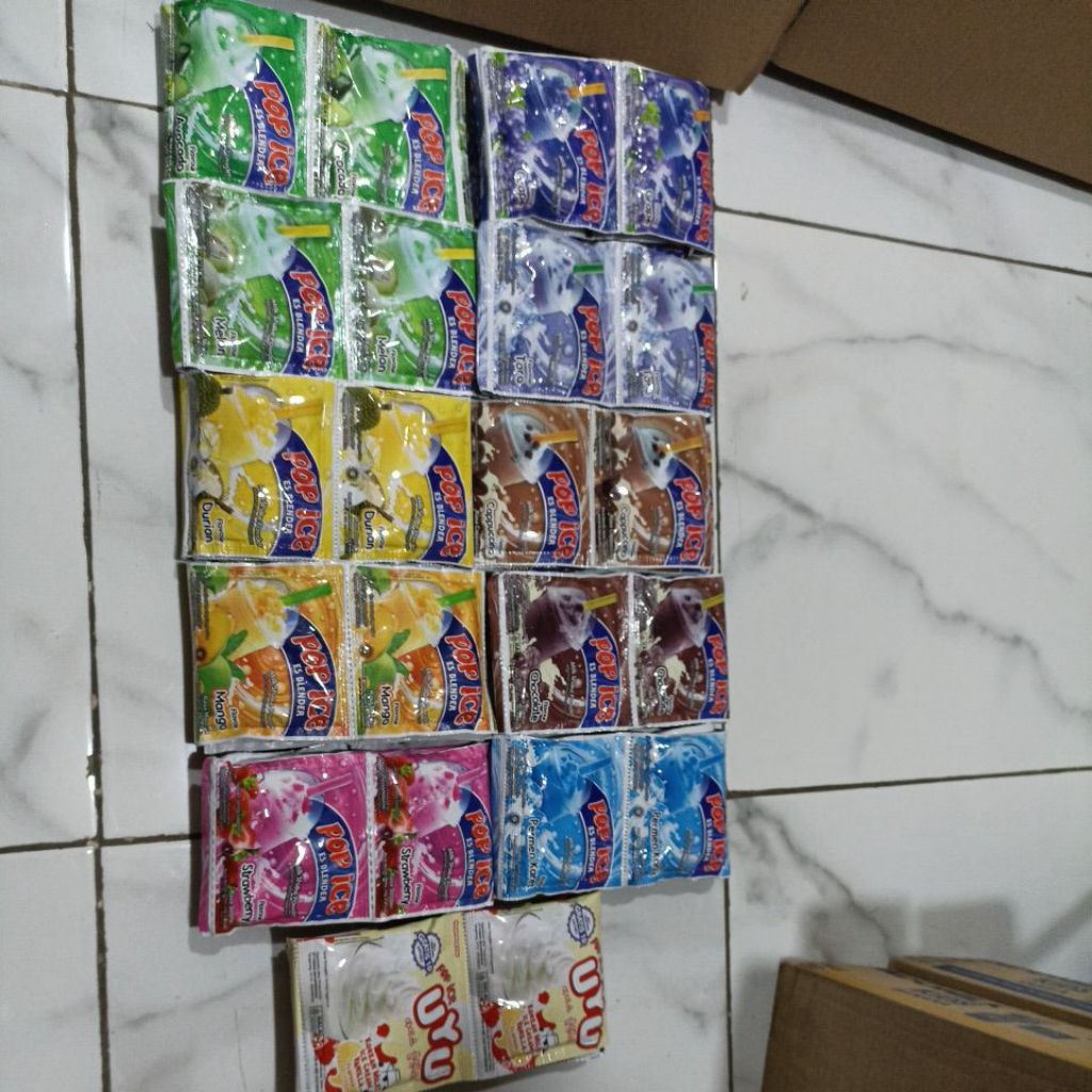 Jual pop ice minuman serbuk rasa susu banyak varian rasa | Shopee Indonesia
