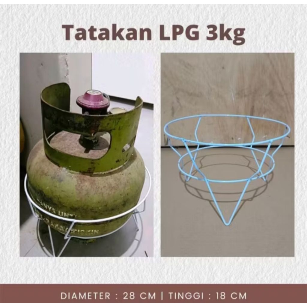 Jual tatakan gas LPG tempat dudukan tabung gas | Shopee Indonesia