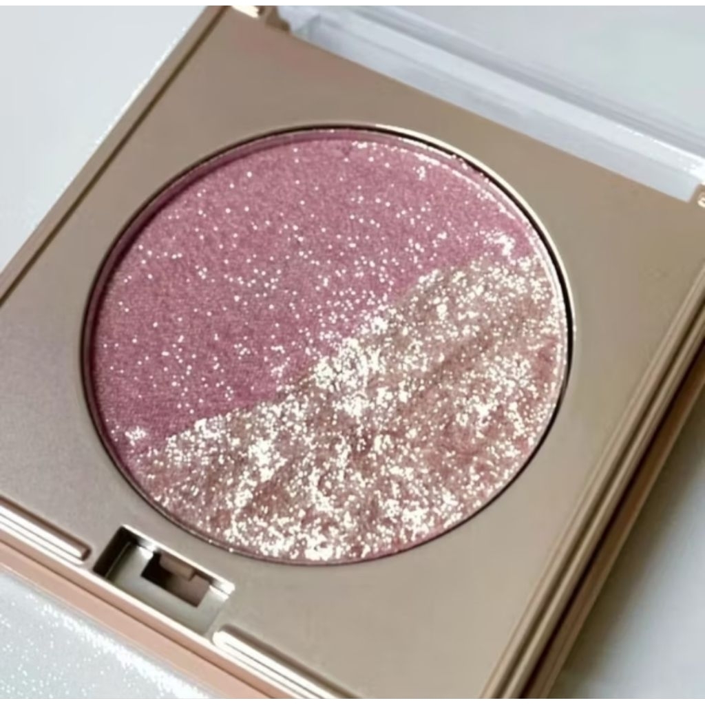Jual 2 in 1 Highliter Eyeshadow Palette Pearlescent Glow Diamond ...