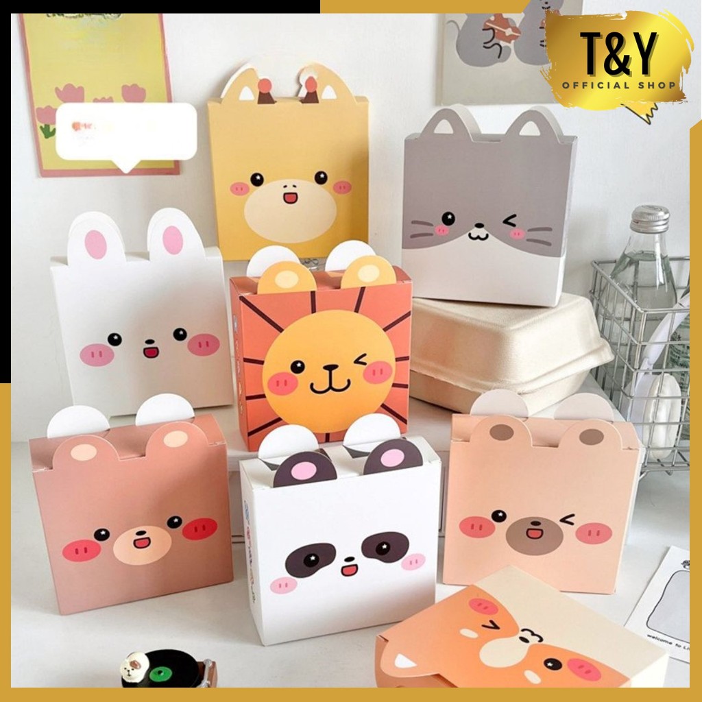 Jual T&Y Goodie Box Hampers Gift Cute Animal Series Dus hadiah Snack ...