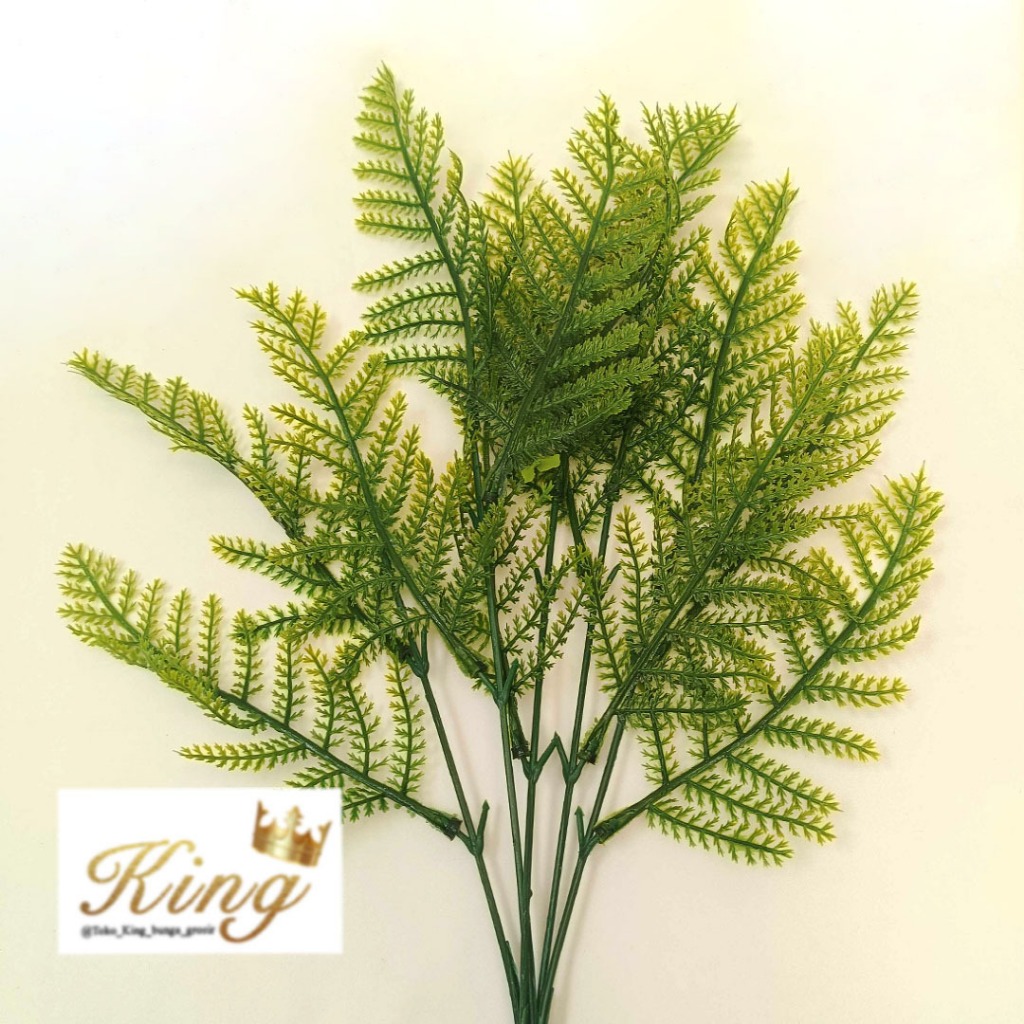 Jual Artificial Bipinnate Grass Daun Artificial Rumput Paslu Hiasan ...