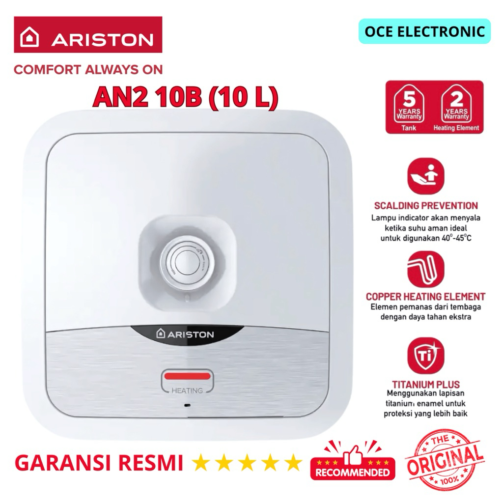 Jual WATER HEATER ARISTON AN2 10B 150ID 10 LITER [GARANSI RESMI ...