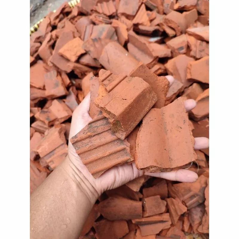 Jual PECAHAN GENTENG UNTUK DASAR POT MEDIA TANAM DAN AQUASCAPE 1KG ...