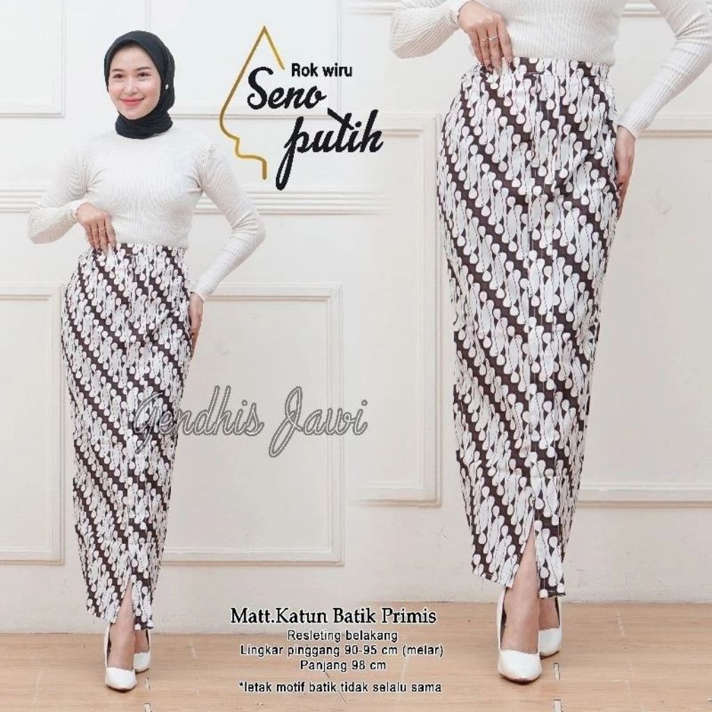 Jual Rok Batik Wiru Motif Seno Terlaris Model Span Belah Tengah ...