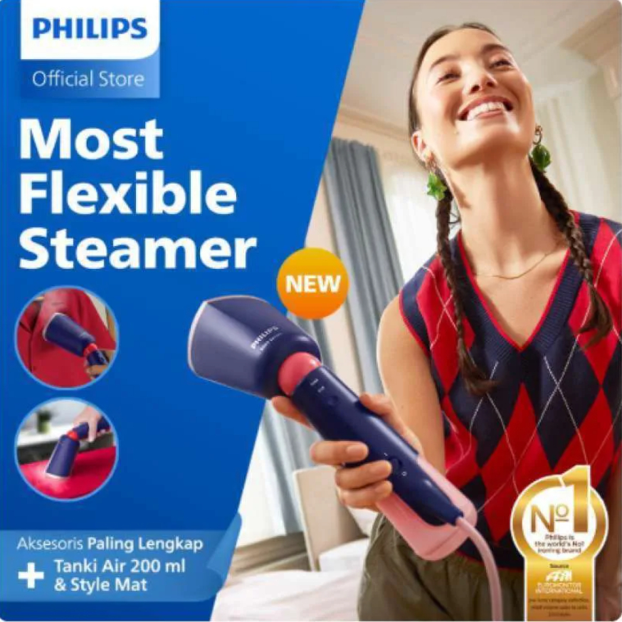 Jual Philips STH5030/20 Handheld Steamer 5000 Series - STH5030 Biru ...