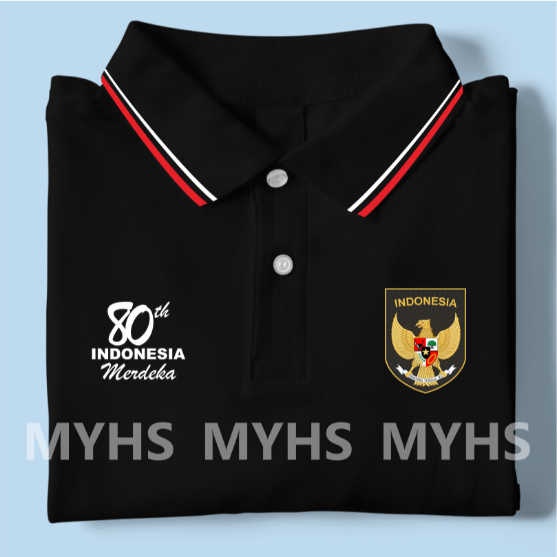 Jual POLO MLS 80 - POLO SHIRT BAJU KAOS JERSEY BOLA TIMNAS HUT RI KEMERDEKAAN REPUBLIK INDONESIA ...