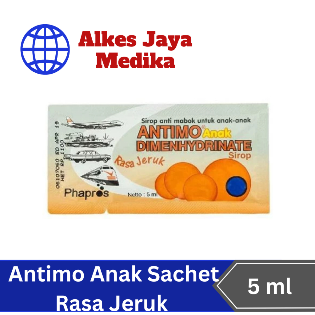 Jual Antimo Anak Rasa Jeruk Sachet 5ml | Shopee Indonesia